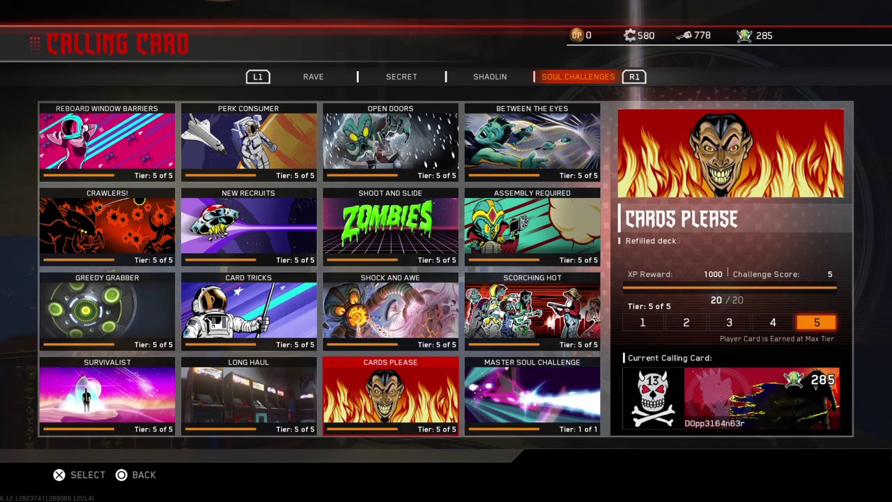 IW Zombies - 100% Zombie Challenges Complete! - YouTube