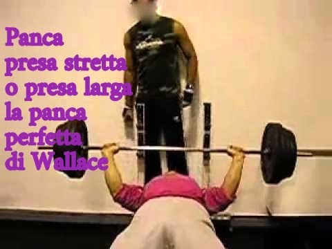 Panca presa stretta o presa larga la panca perfetta di Master - YouTube