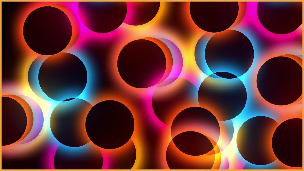 No Copyright Motion Background | MULTI COLOR CIRCLE MOVING ABSTRACT ...