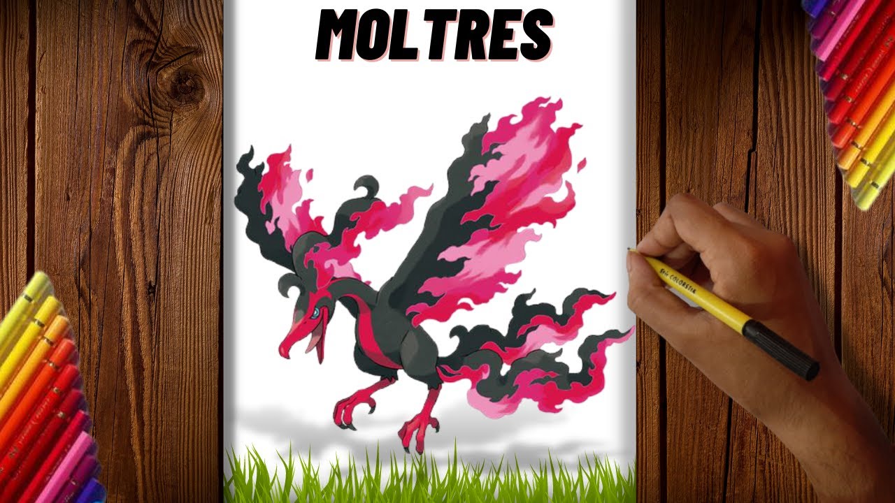 How to Draw galarian Moltres | Pokemon - YouTube