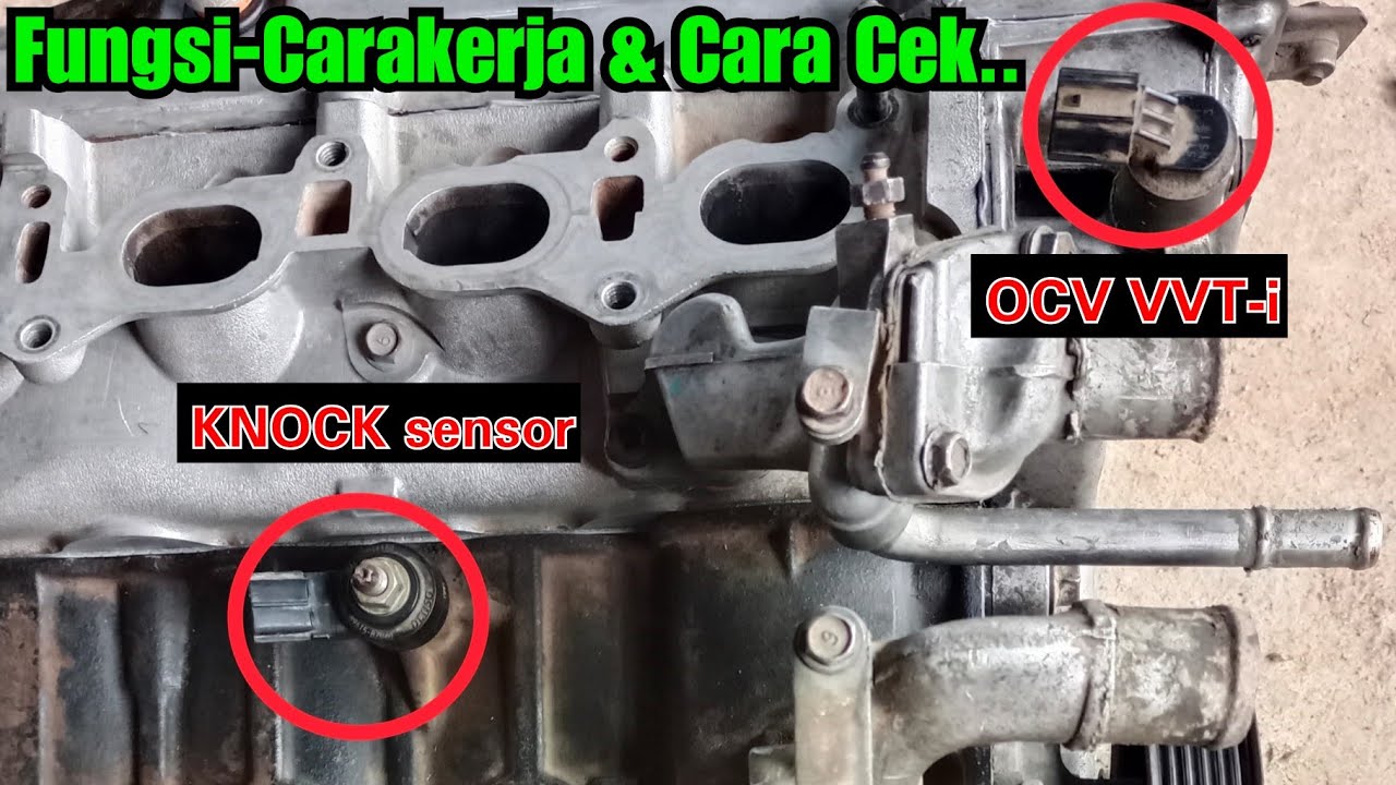 Cara pemeriksaan knock sensor dan ocv (vvti) - YouTube