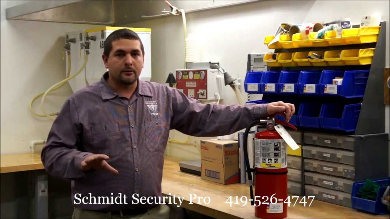 How to perform a monthly fire extinguisher inspection - YouTube