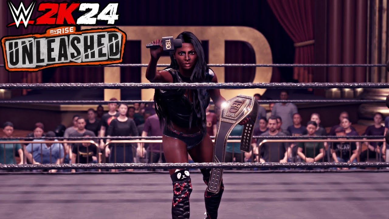 WWE 2K24 MyRise Unleashed - The Creation Of Sky - YouTube