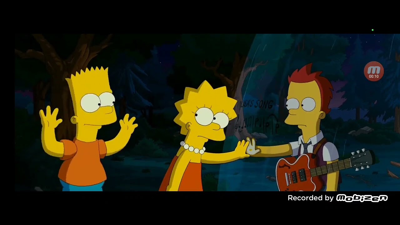 Lisa Punches Bart (Simpson Movie) - YouTube