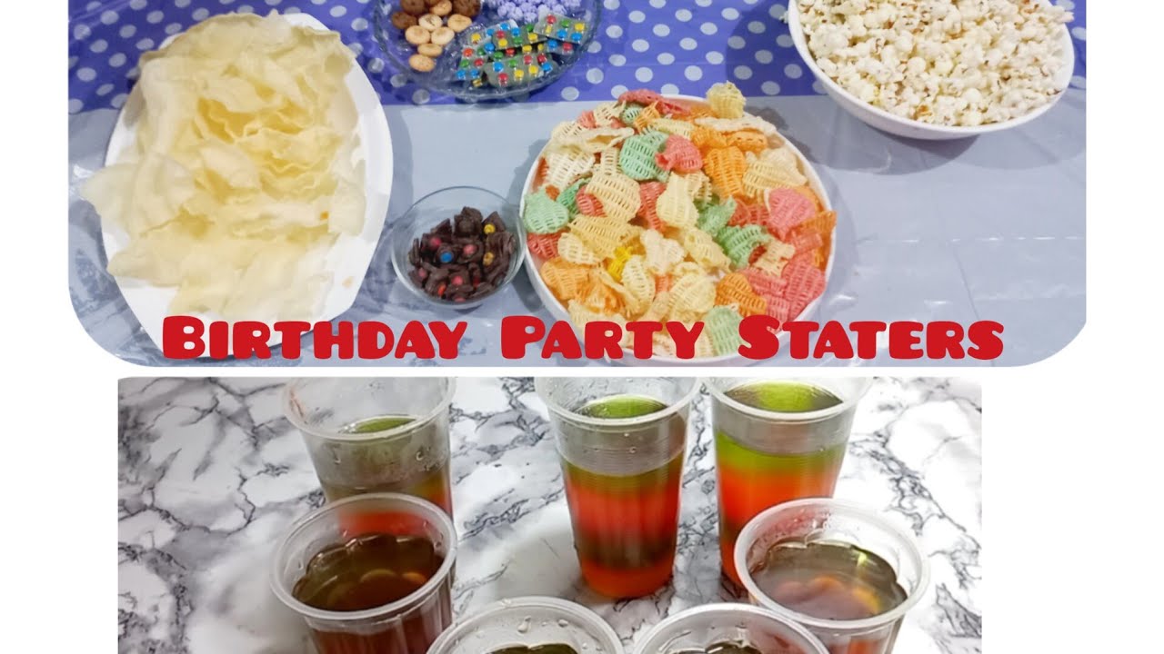 How to make Birthday Party Snack Ideas|Appetizers|Party Easy & Quick ...