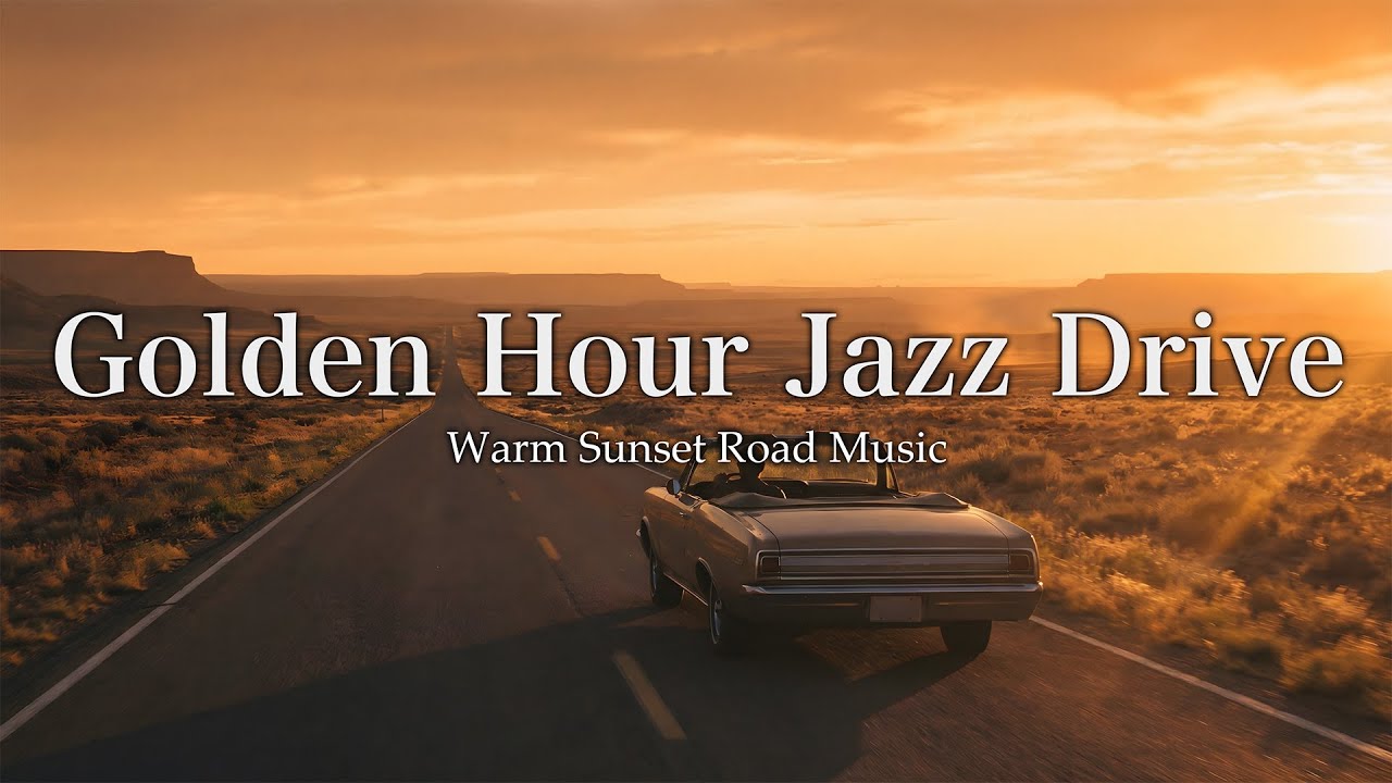 Golden Hour Jazz Drive – Warm Sunset Road Music | EP58 - YouTube