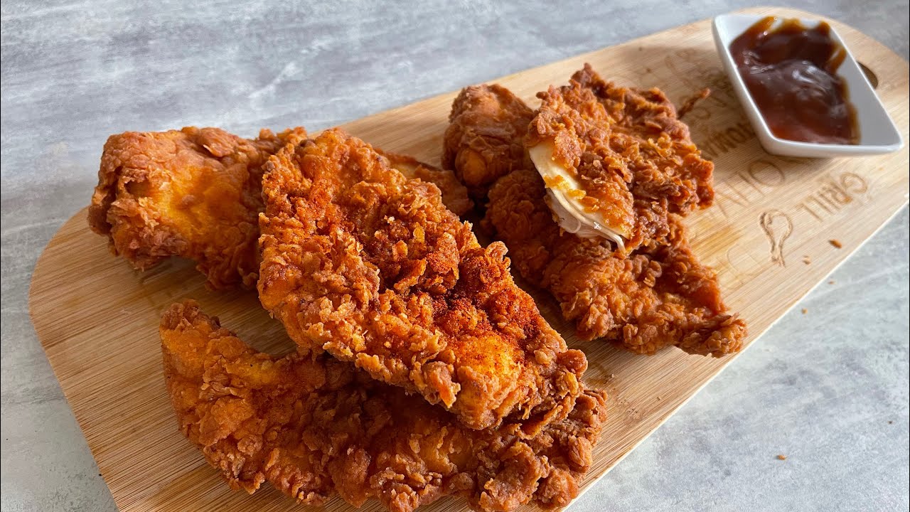 Kfc de paulet tenders de poulet croustillant sans corn flakes🍗#kfc # ...