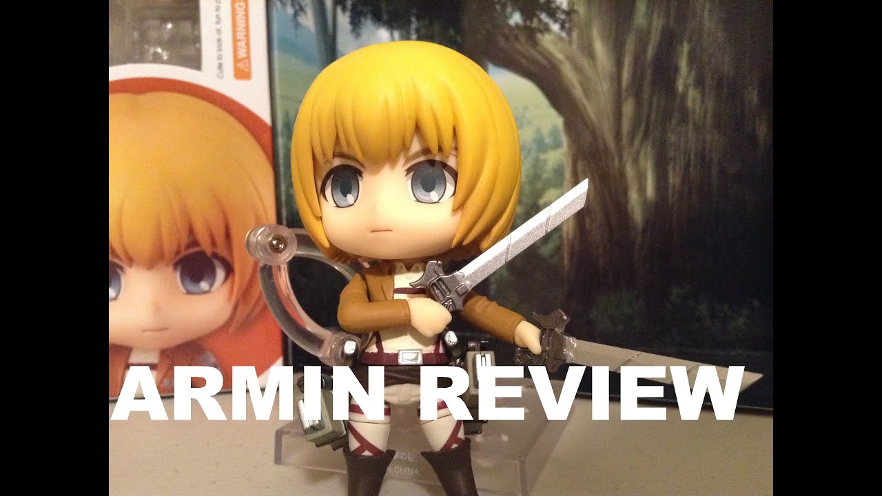 Nendoroid Attack on Titan Review Armin Arlert Figure - YouTube