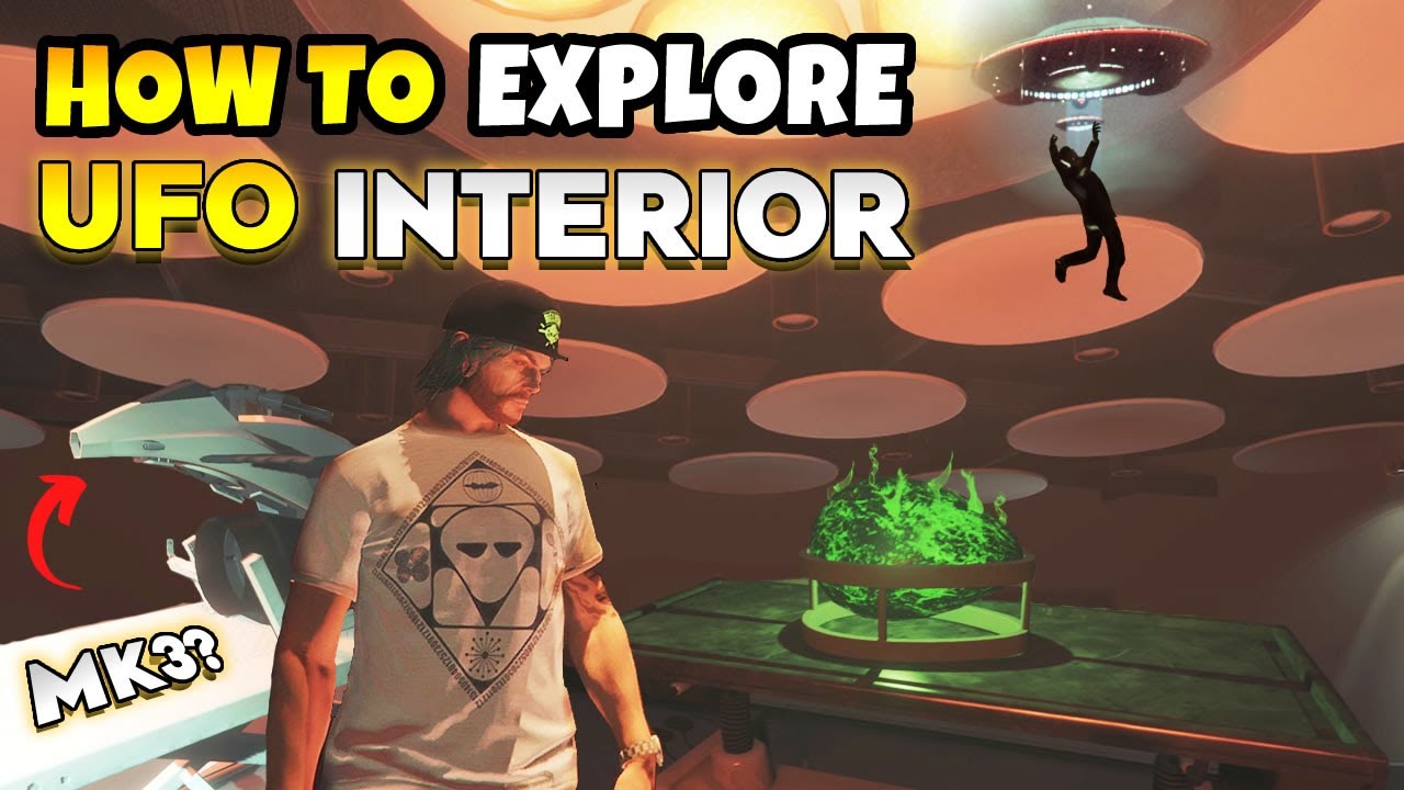GTA Online How to Explore UFO Interior/Alien Lab NEW LOCATION All ...