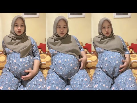 Bunda hamil jilbab cantik live malam jumat barokah