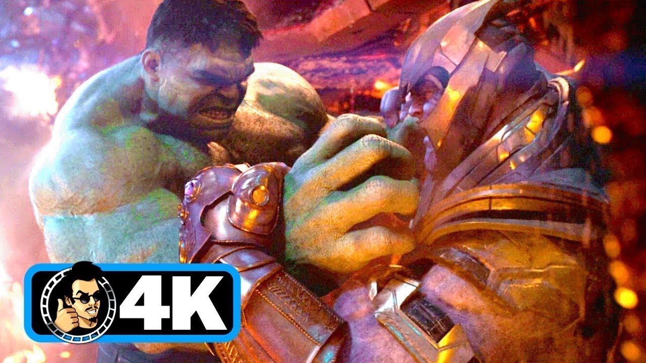 HULK vs. THANOS - Fight Scene (Wakanda Battle) | AVENGERS: INFINITY WAR ...