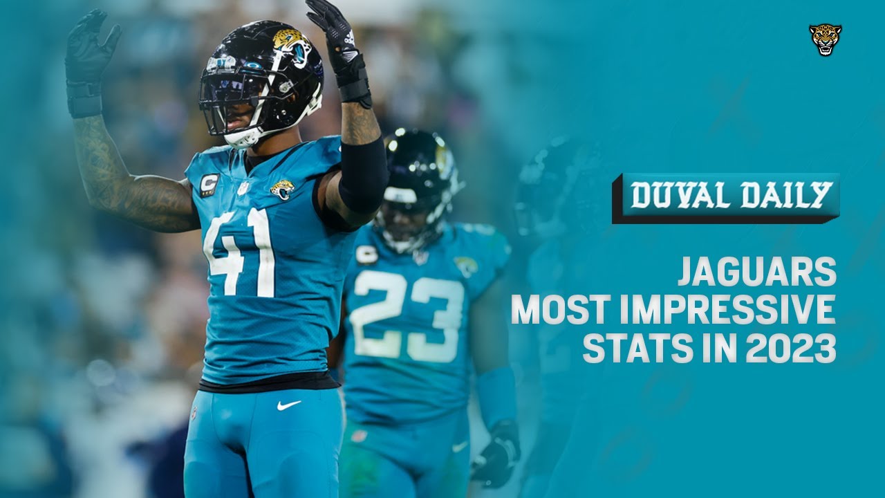Jaguars Most Impressive Stats in 2023 - YouTube