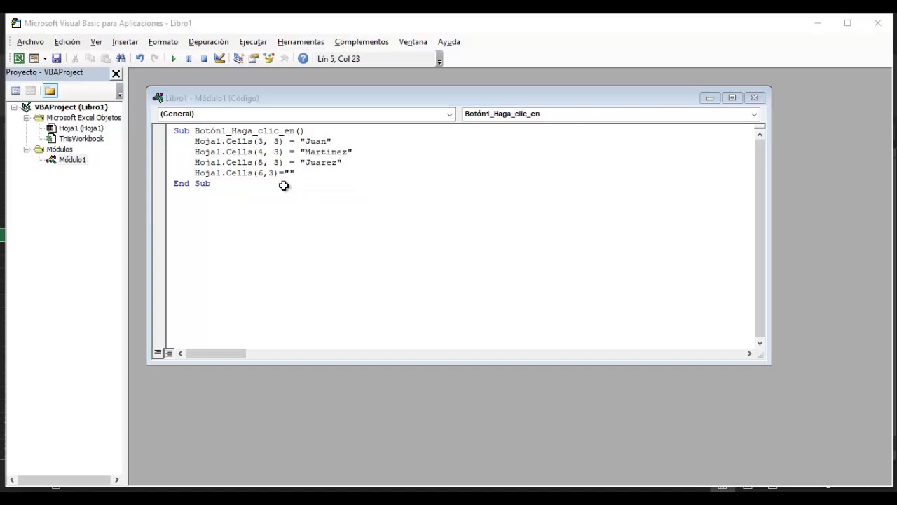 Mensaje con Botones en Excel y Visual Basic - YouTube