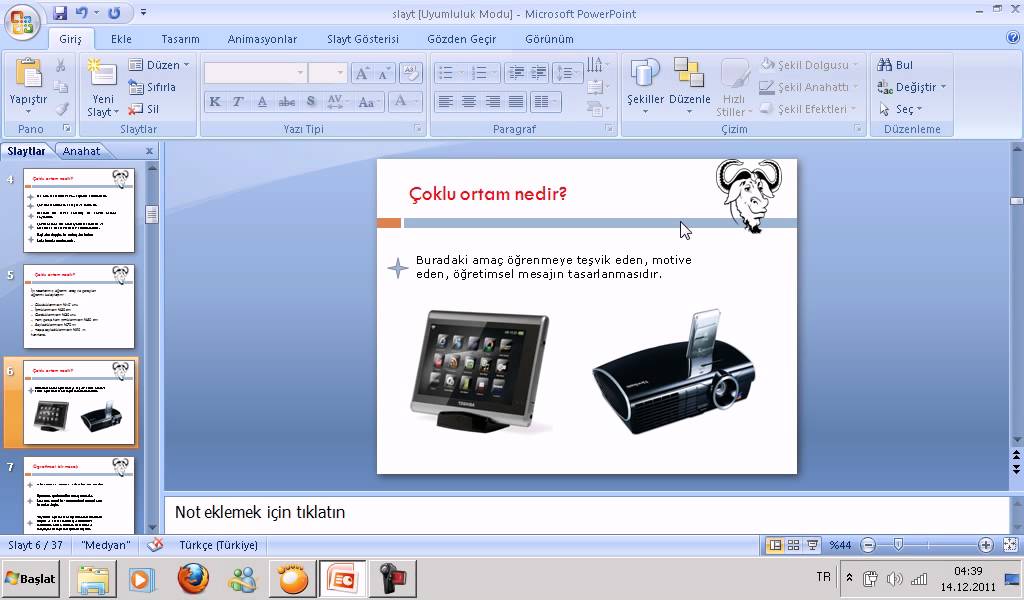 powerpoint asıl slayt - YouTube