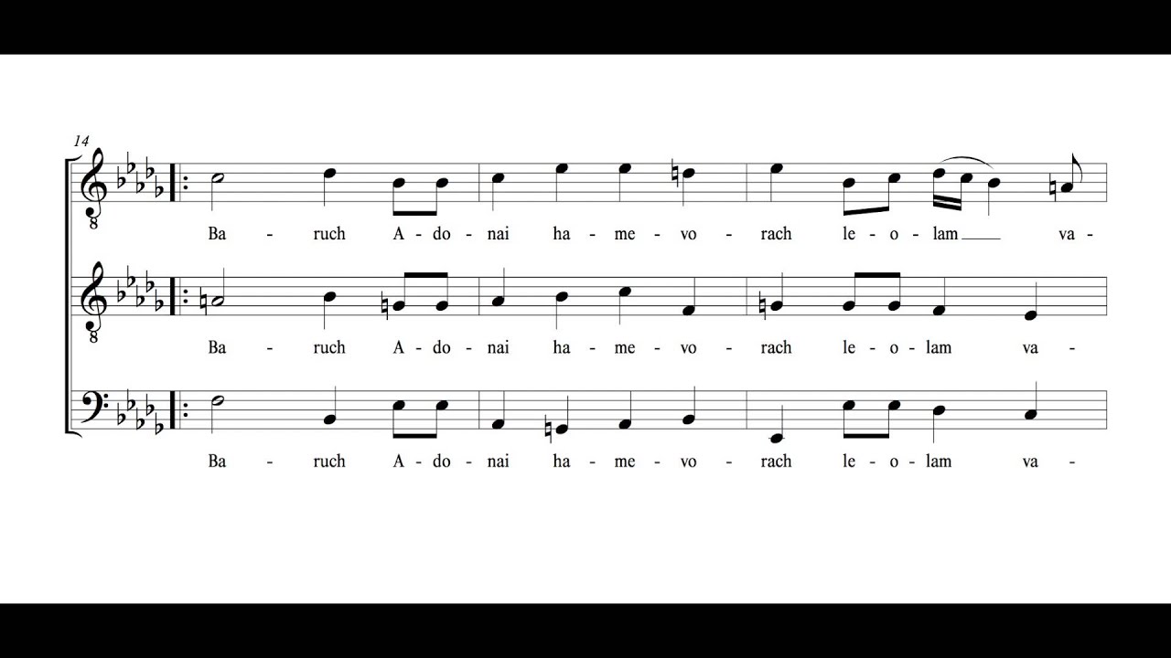 Barechu – Salamone Rossi - YouTube