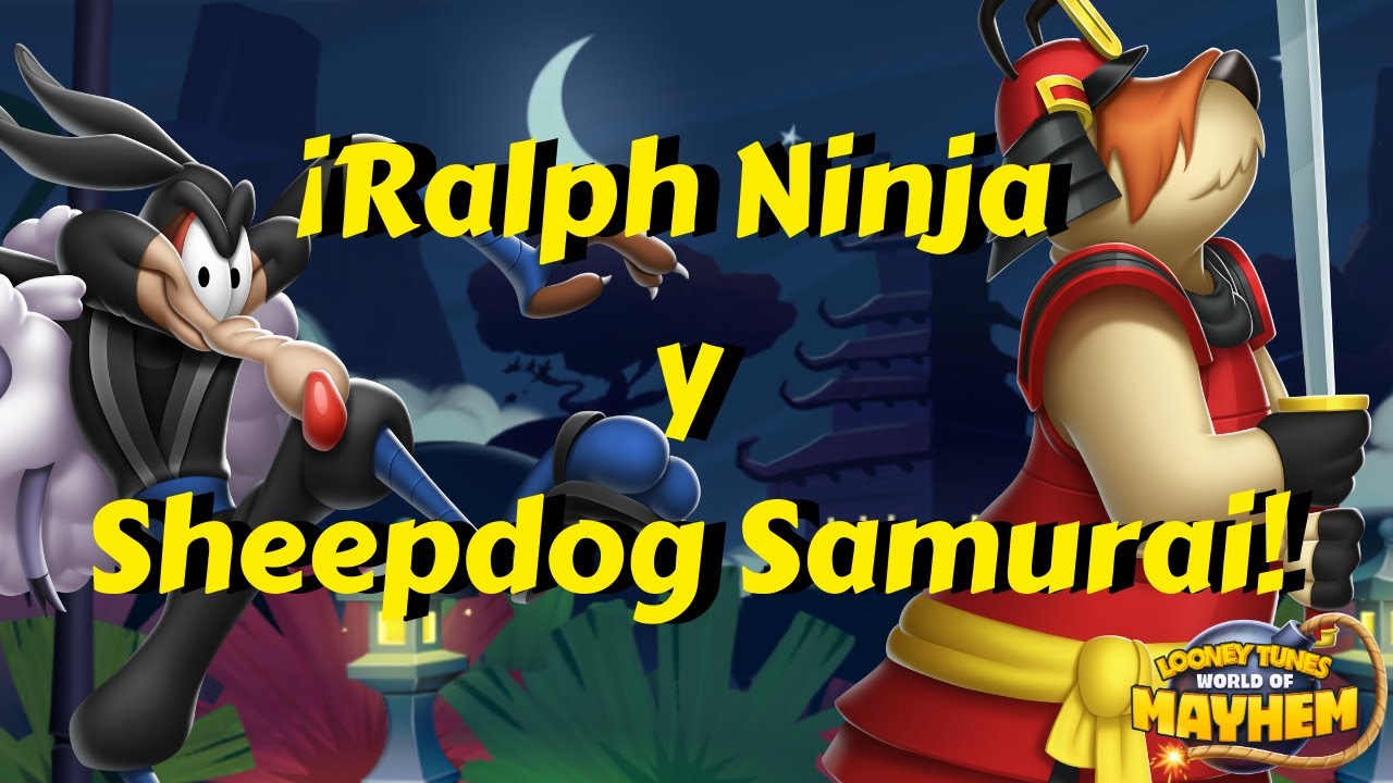 Ralph Ninja y Sheepdog Samurái - Looney Tunes Un Mundo de Locos - YouTube
