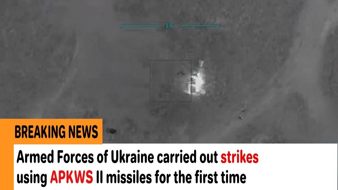 Armed Forces of Ukraine carried out strikes using APKWS II missiles for ...