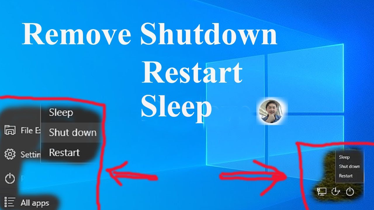 Disable and Enable SHUTDOWN, RESTART AND SLEEP OPTIONS FROM PC/LAPTOP ...