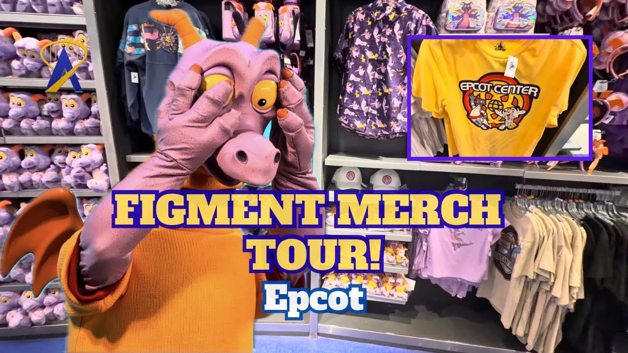 Figment & EPCOT Center Merch Tour - Epcot, Walt Disney World - YouTube