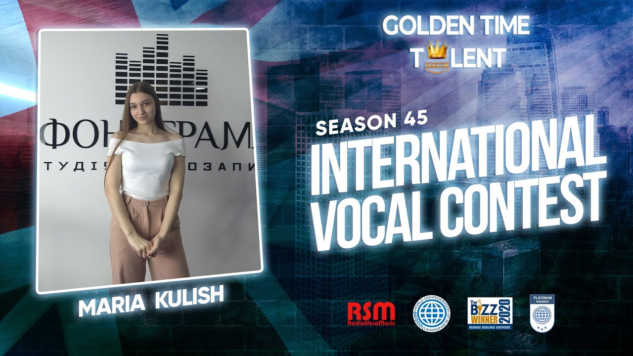 GOLDEN TIME TALENT | 45 Season | Maria Kulish | Pop vocals - YouTube