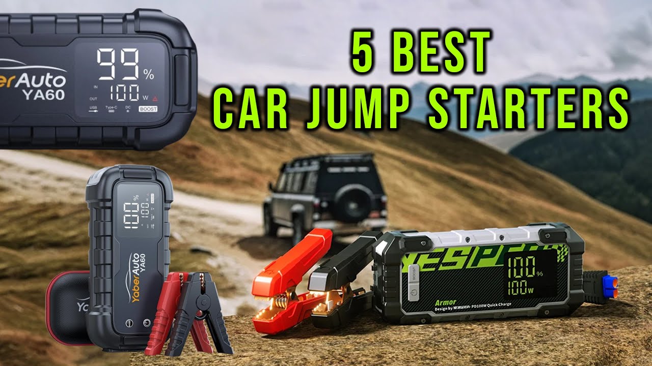 5 Best Car Jump Starter for 2025 | Portable Car Jump Starter - YouTube