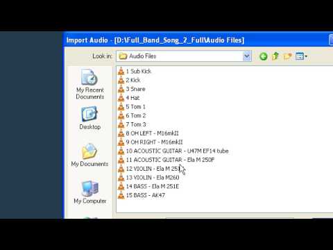 Cubase 4 - Importing Audio Files