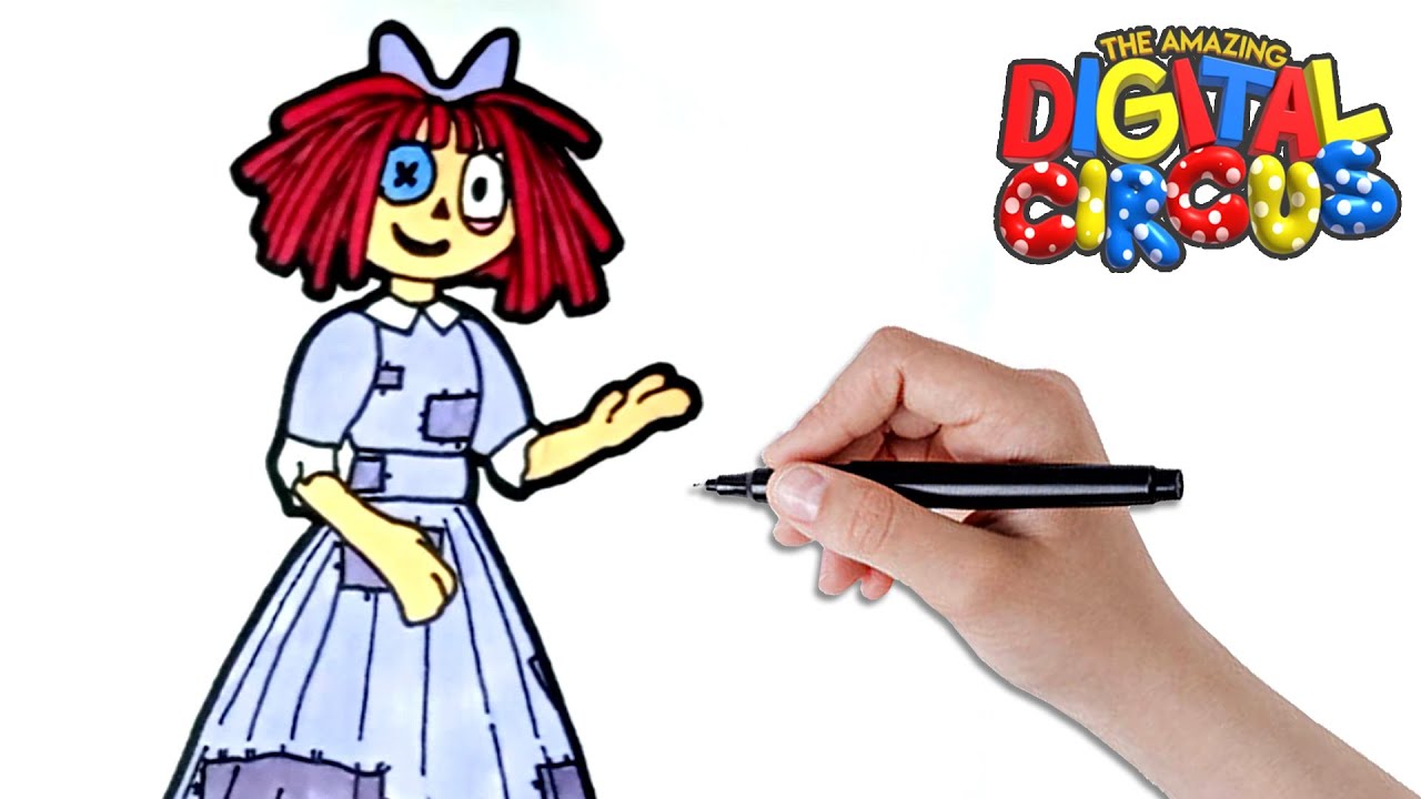 How to Draw RAGATHA - The Amazing Digital Circus - YouTube