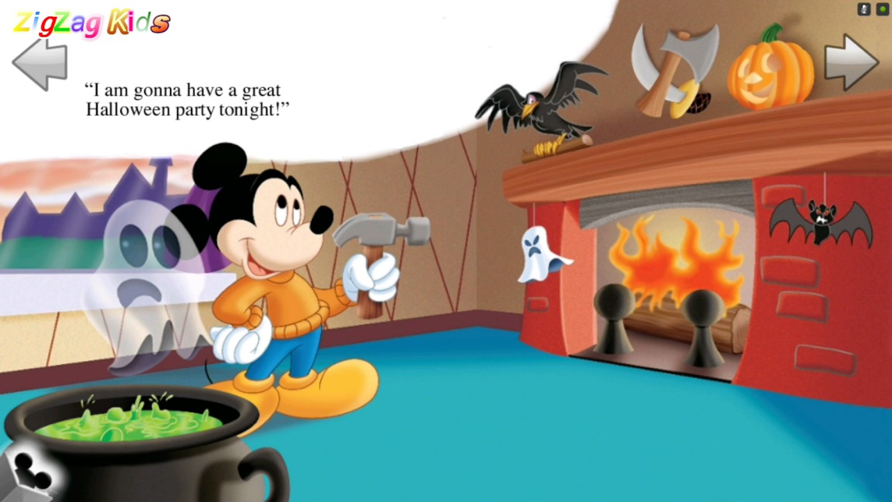 O Rato Mickey | Mickey's Spooky Night | ZigZag - YouTube