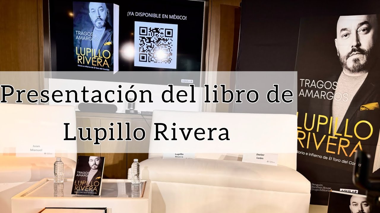 Lupillo Rivera presenta su libro “Tragos amargos” 💥 - YouTube