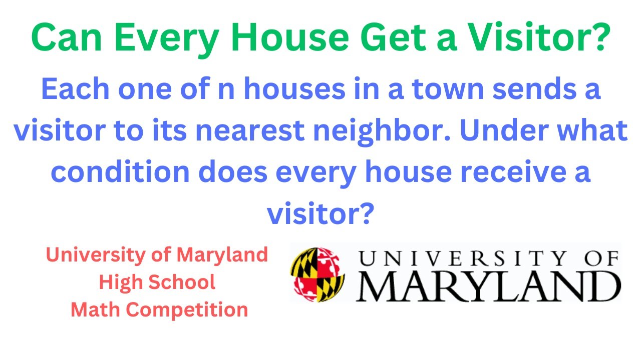 A Fun Combinatorics Problem; 2023 University of Maryland High School ...