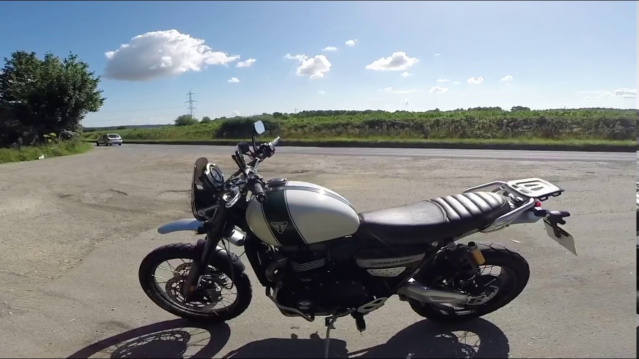 First Impressions - Triumph Scrambler 1200 Exhaust - YouTube