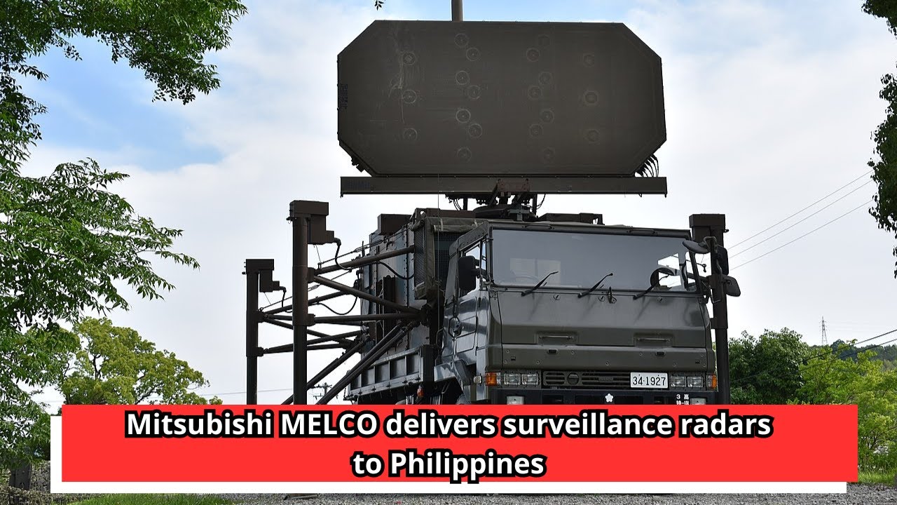 Mitsubishi MELCO delivers surveillance radars to Philippines - YouTube