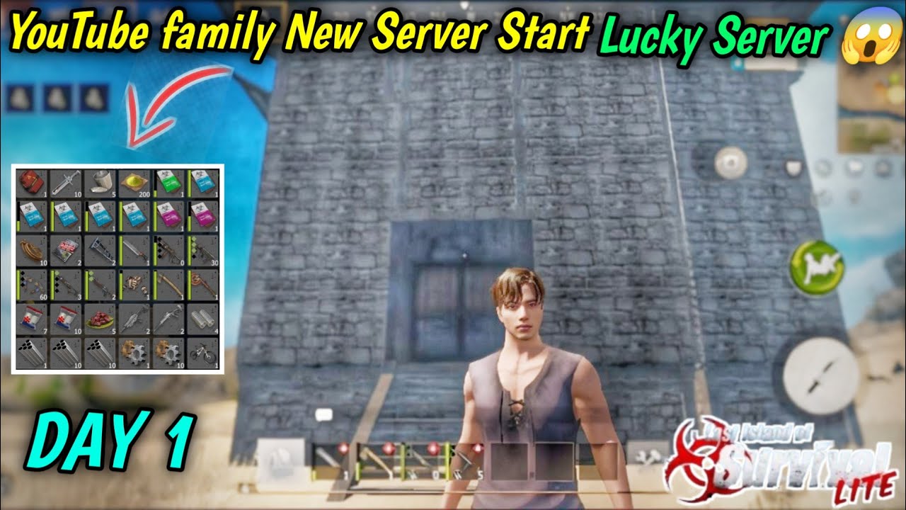 New Server Start Lucky Server 😱 | LAST ISLAND OF SURVIVAL LITE | LAST ...