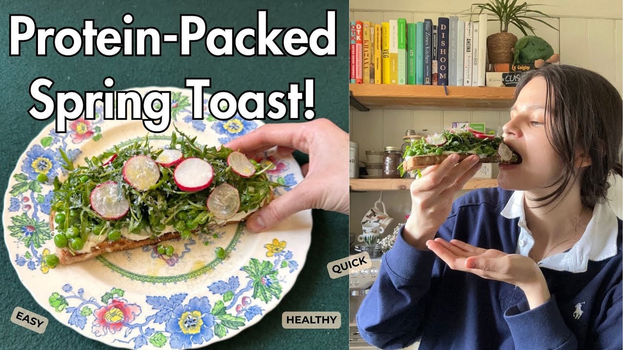 Easy High-Protein Lunch Idea | Pea, Rocket & Whipped Cottage Cheese ...