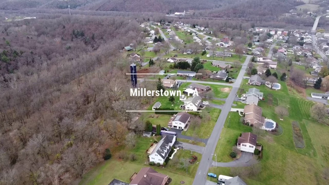 Aerial view of Millerstown,PA - YouTube