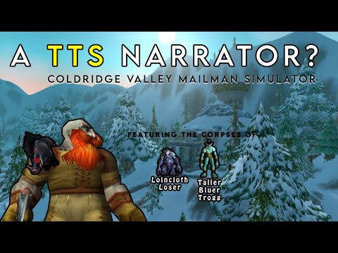 WoW Questing with a Comedic Text to Speech Narrator