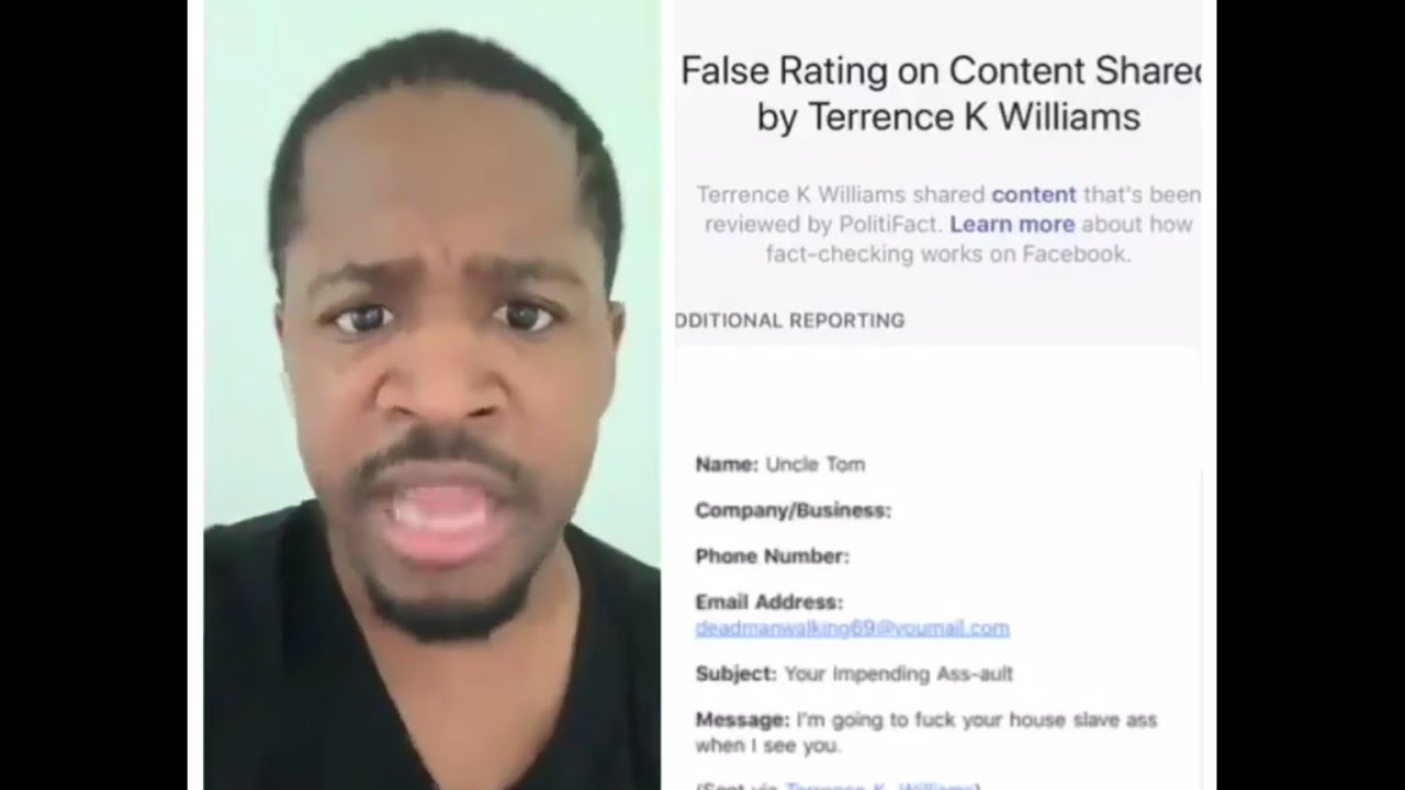Conservative Coon Terrence K Williams pleads to Trump for help again ...