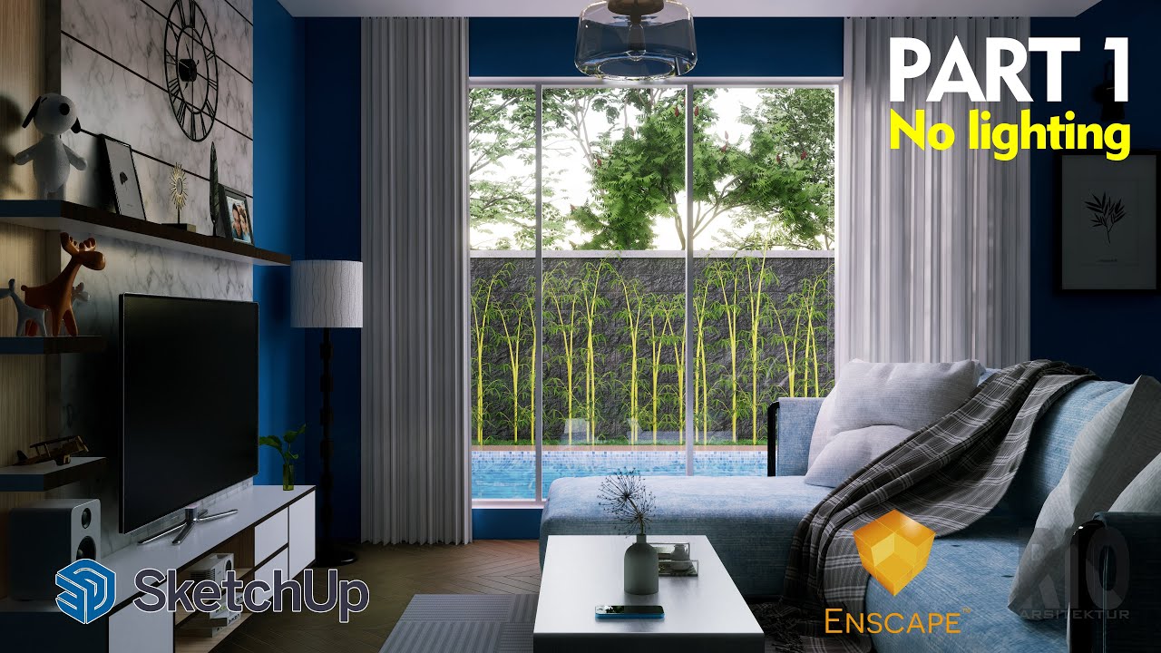 TUTORIAL INTERIOR ENSCAPE PART 1 - YouTube