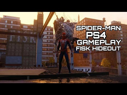 SPIDER-MAN gameplay | PS4 | Mission 4 | FISK hideout | MANNAT GAMER ...