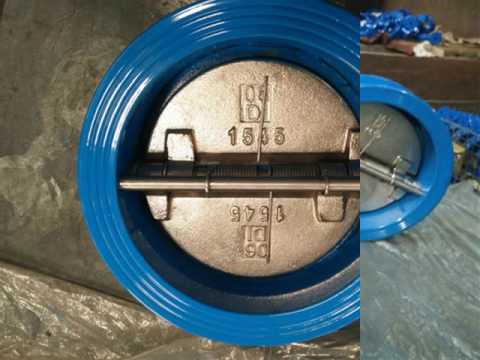 DN80 CI Body,DI Disc,PN10&16 H77X 10ZB1 Check Valve - YouTube