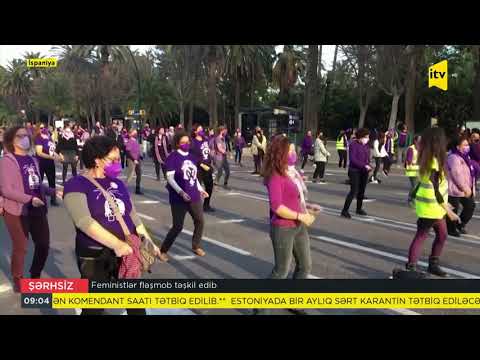 Feministlər fləşmob təşkil edib