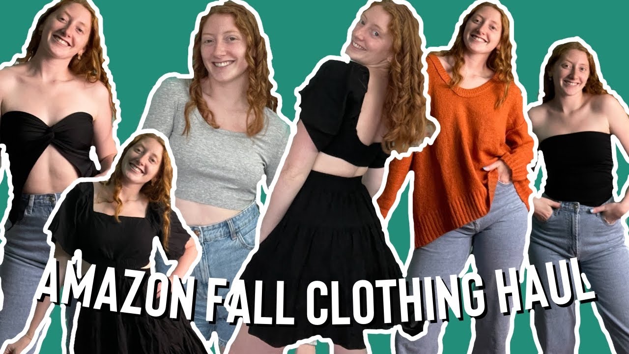 AMAZON FALL TRANSITION HAUL | AMAZON CLOTHING HAUL - YouTube