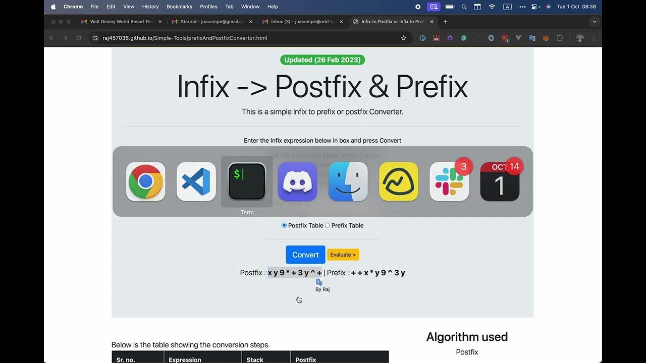 Infix to Postfix Converter ตอนที่ 15 by juacompe - YouTube