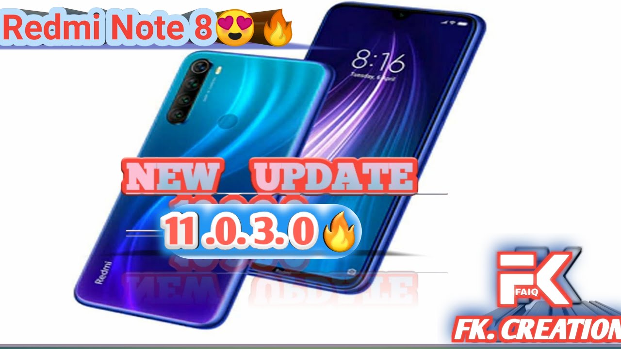 Redmi note8🔥11.0.3.0🔥😍 New update Review.. - YouTube