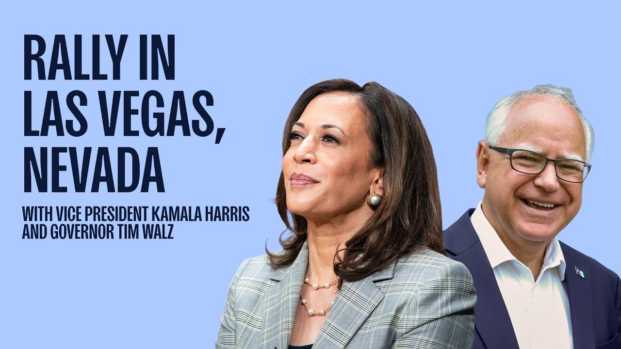 Nevada Rally with Vice President Kamala Harris and Governor Tim Walz ...