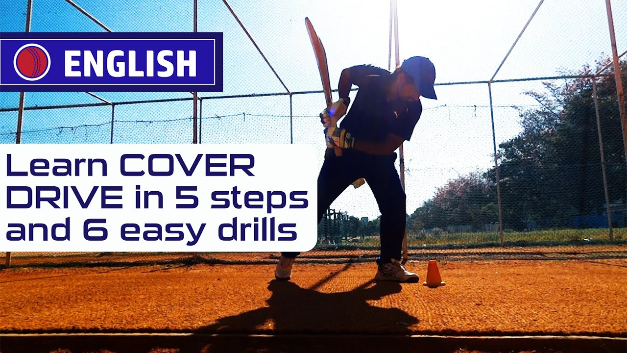 Learn cover drive in 5 steps [ENGLISH] - YouTube