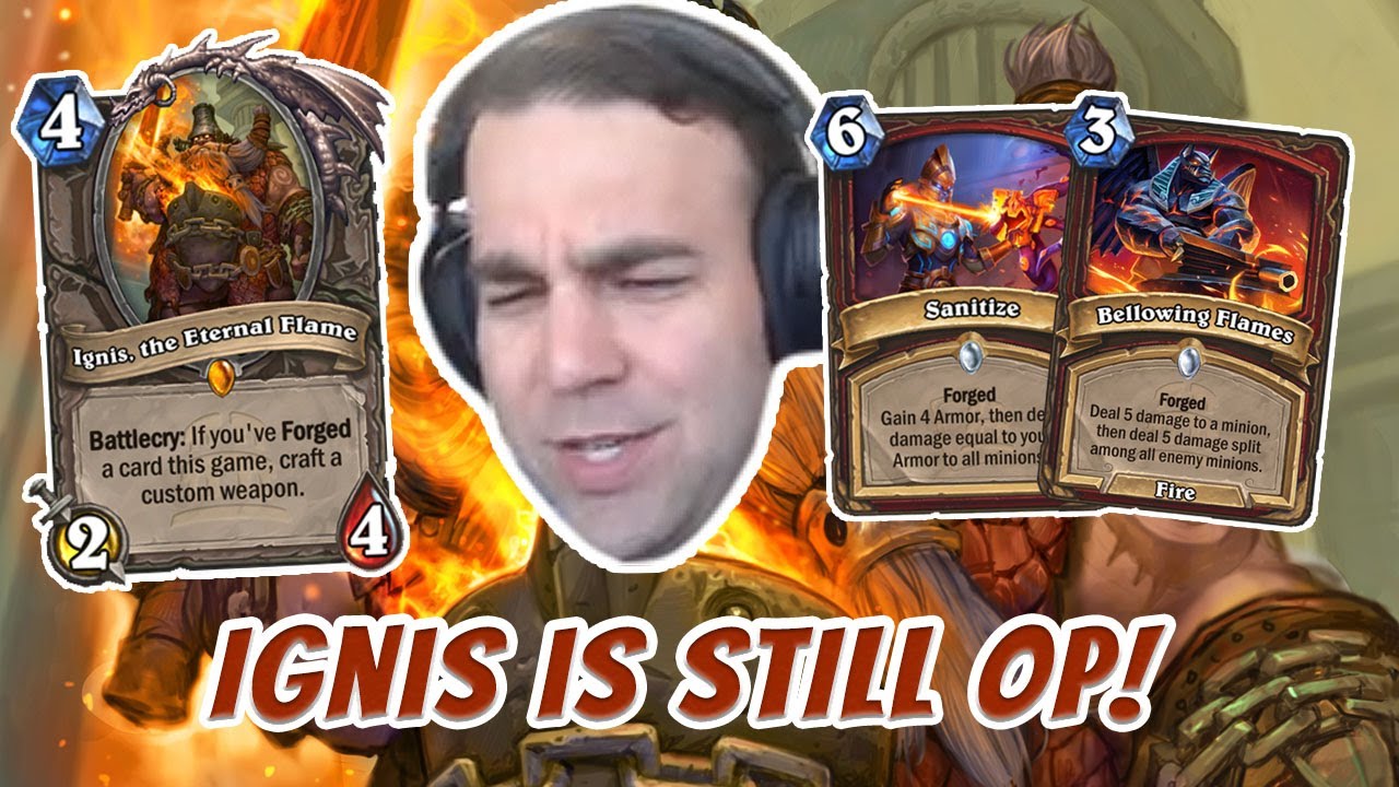 Ignis Control Warrior in Arena?!?! - Hearthstone Arena - YouTube