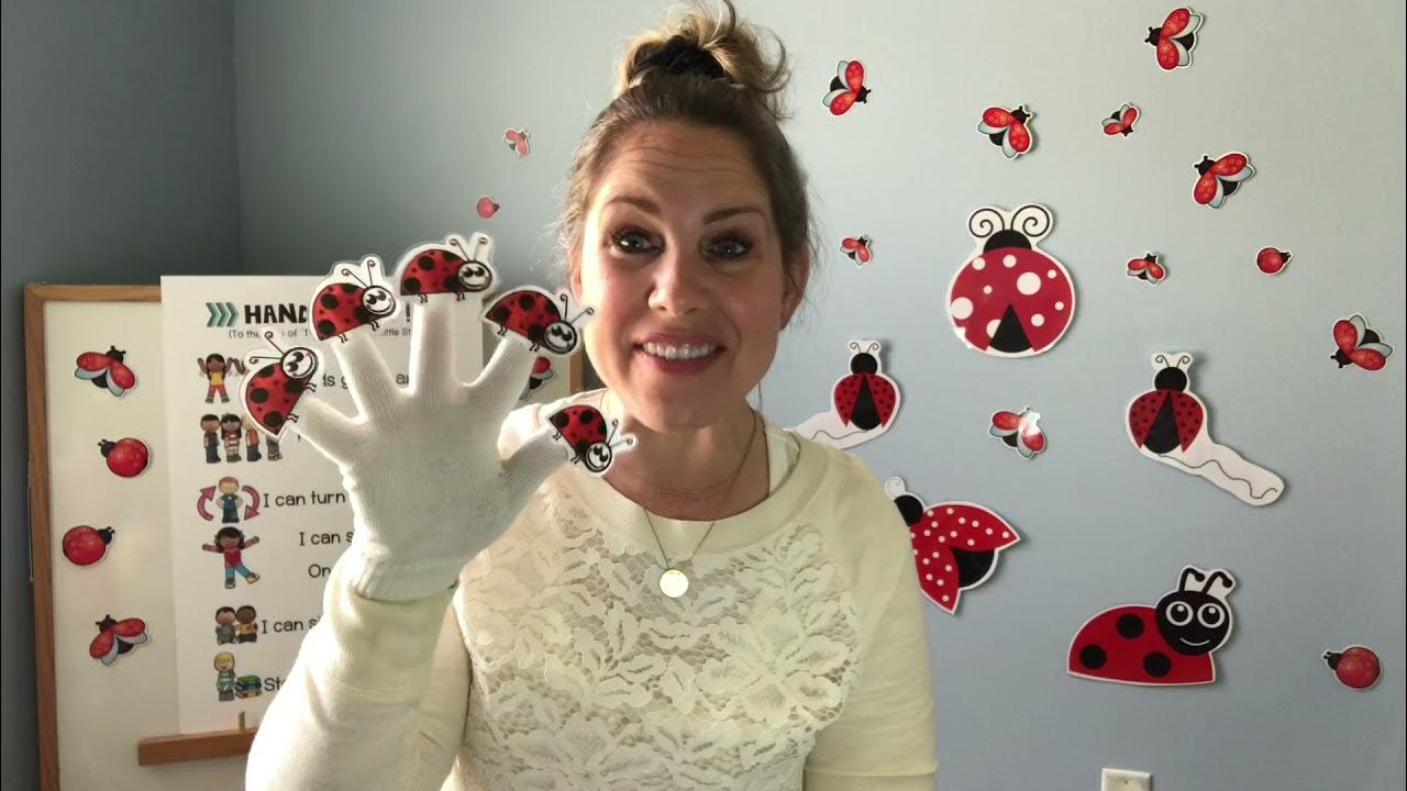 5 Little Ladybugs Fingerplay - YouTube