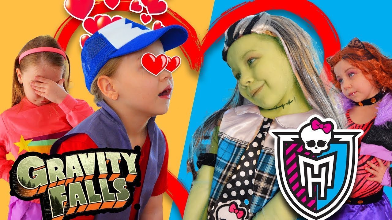 Dipper fell in LOVE! Gravity Falls in REAL Life - YouTube