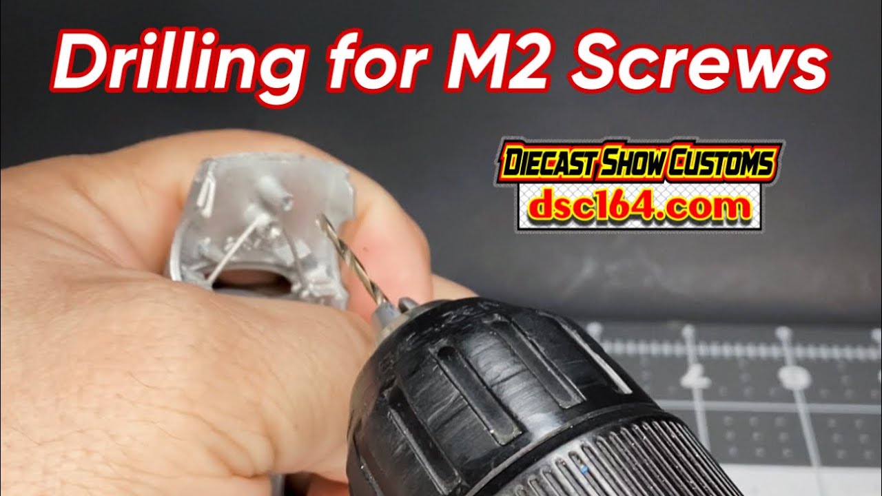 DRILL AND TAP FOR M2 SCREWS - YouTube